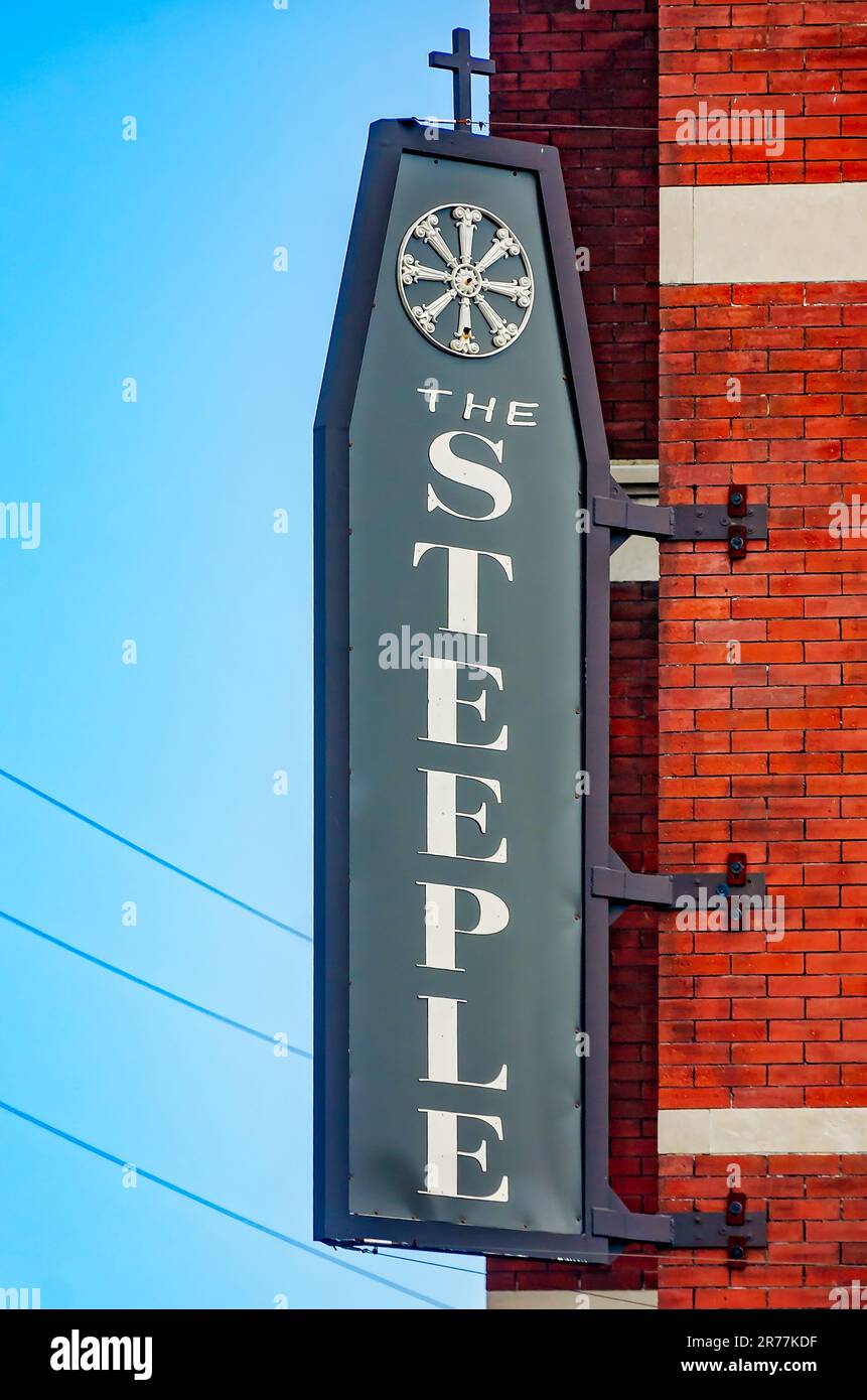 The Steeple, formerly St. Francis Street United Methodist Church, is ...