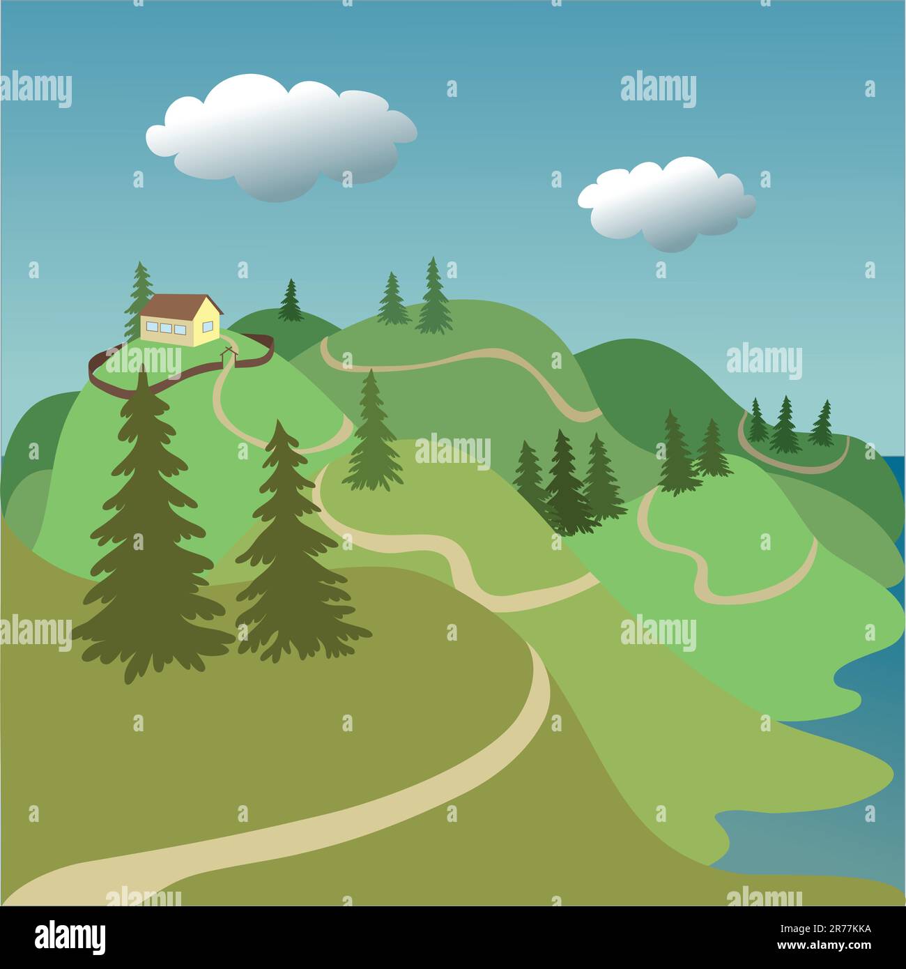 Nice attractions Stock Vector Images - Alamy