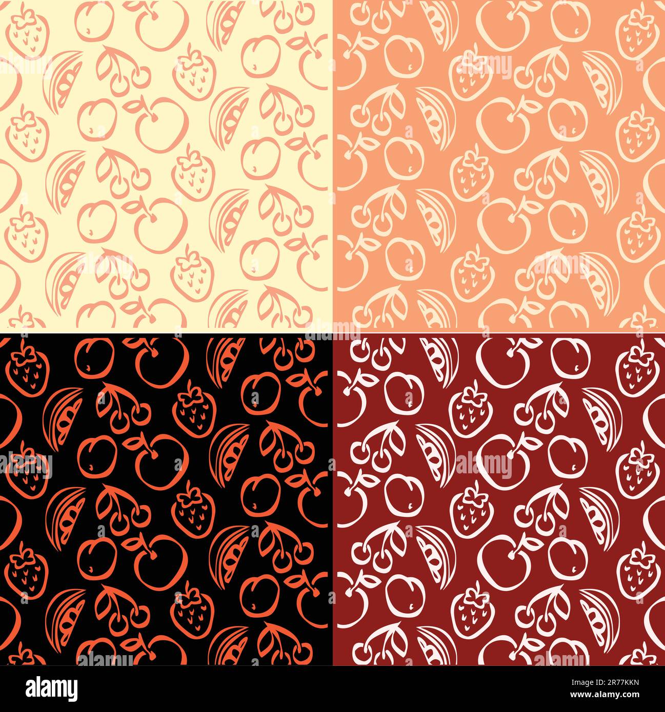 Seasonal color patterns Stock Vector Images - Alamy
