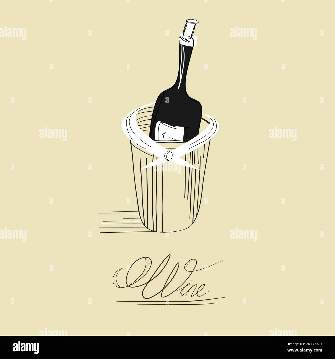 Restaurant table wine design Stock Vector Images - Alamy