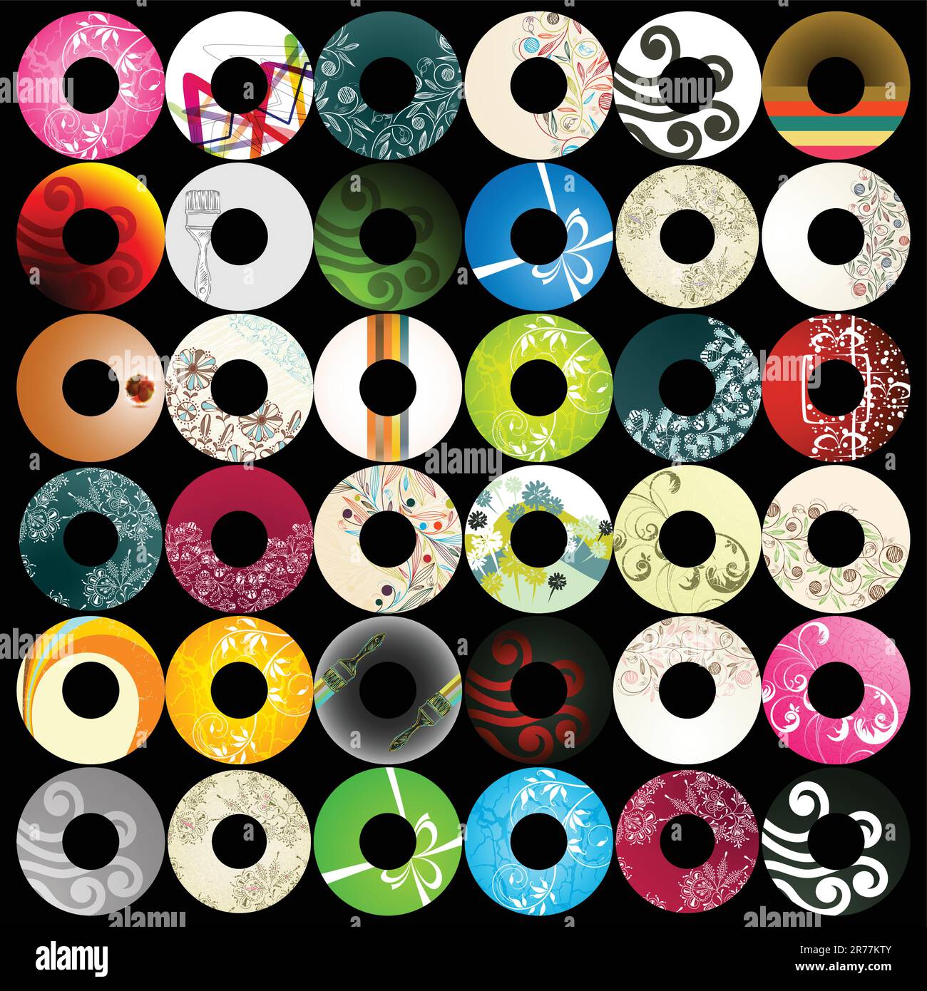 Cd cover art Stock Vector Images - Alamy