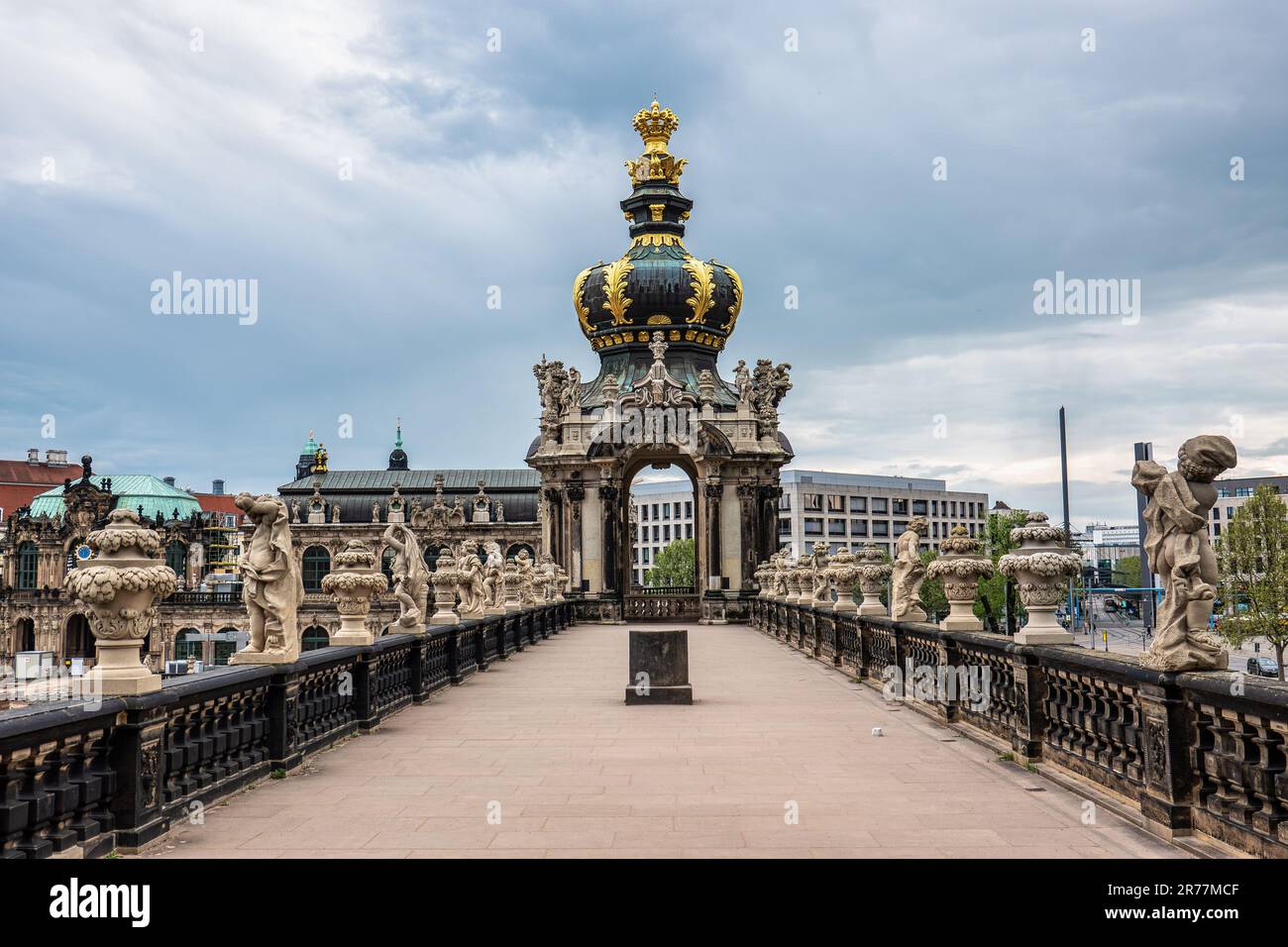 Famous Zwinger palace, Dresdner Zwinger Art Gallery of Dresden, Saxrony ...