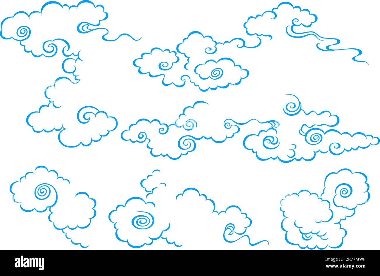 Cloud outdoors Stock Vector Images - Alamy