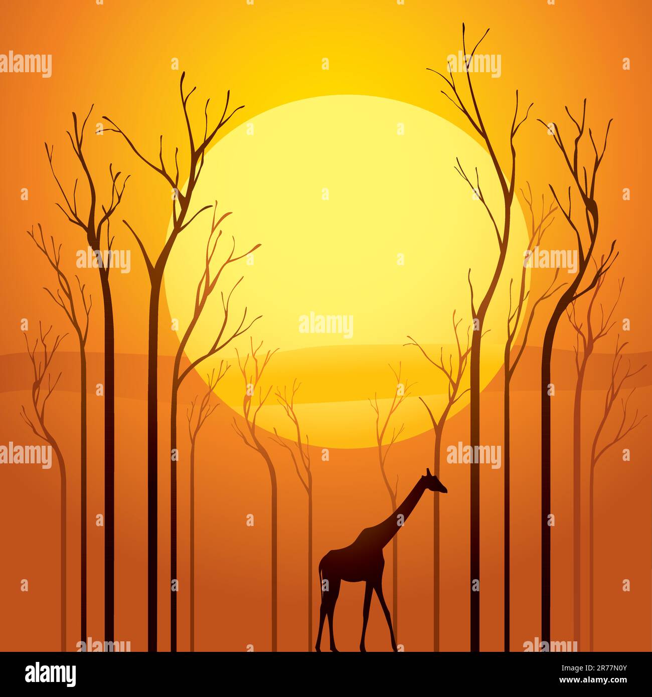 Walking through a frame Stock Vector Images - Alamy