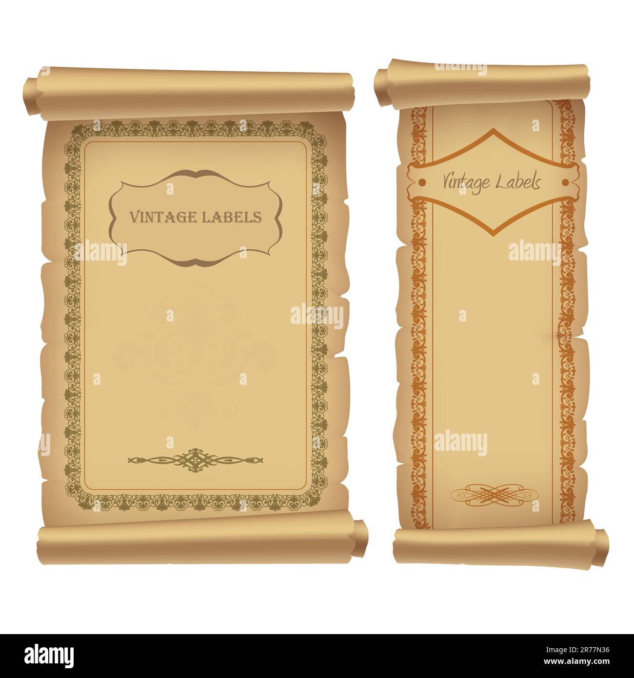 vintage labels, vector illustration Stock Vector Image & Art - Alamy