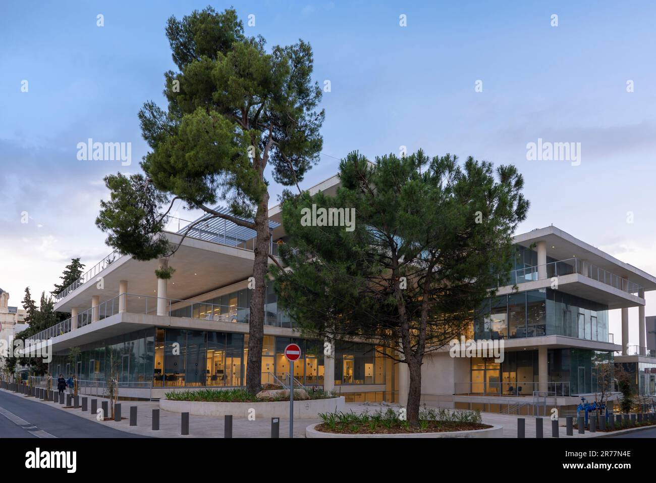 Exterior of the new building of Bezalel School of Art designed by ...