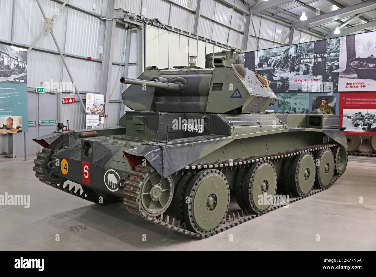 WW2 British Cruiser Mark III A13, The Tank Museum, Bovington Camp ...