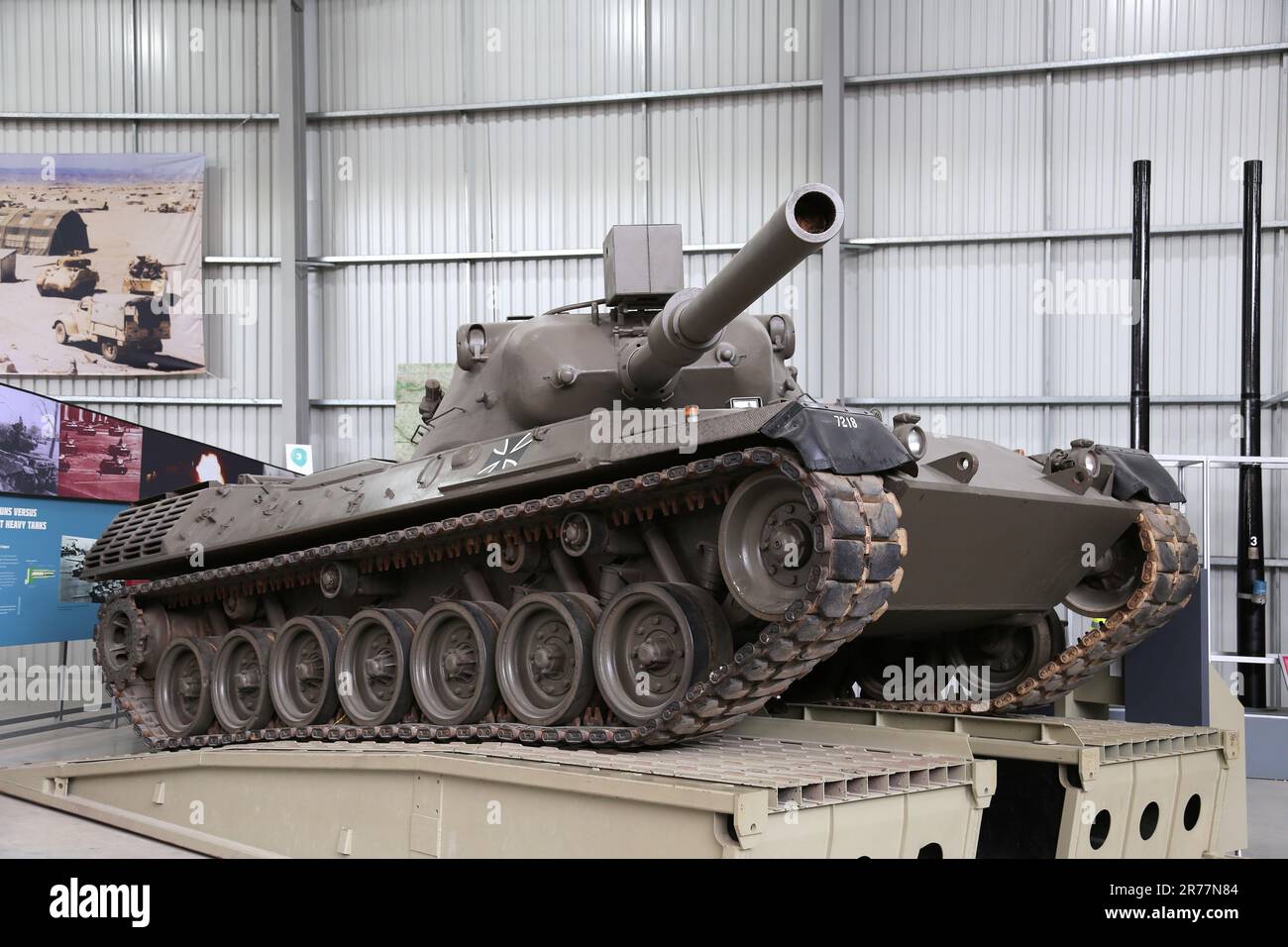 Post-war German Leopard I, The Tank Museum, Bovington Camp, Dorchester ...