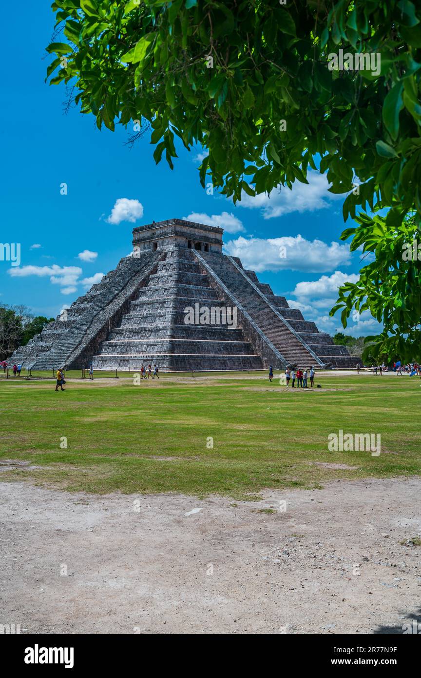 Temple also called El Castillo, symbol of Chichen Itzà, one of the ...