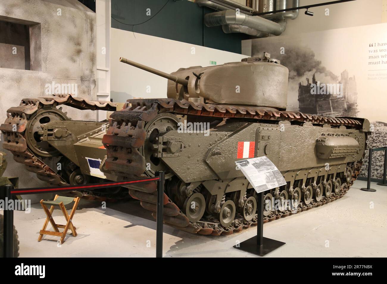 WW2 British Churchill II A22, The Tank Museum, Bovington Camp ...