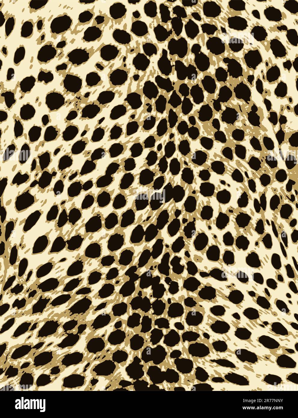 Leopard print fabric swatch Stock Vector Images - Alamy
