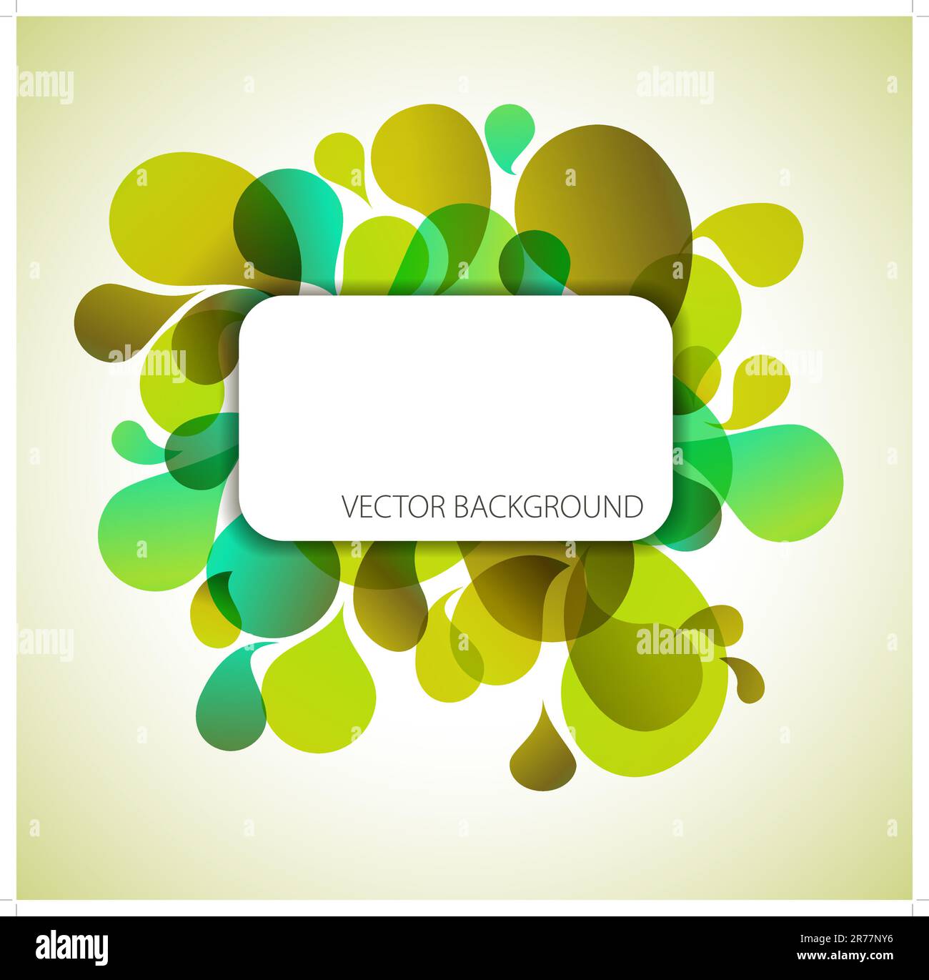 Abstract green background with place for your text Stock Vector Image ...