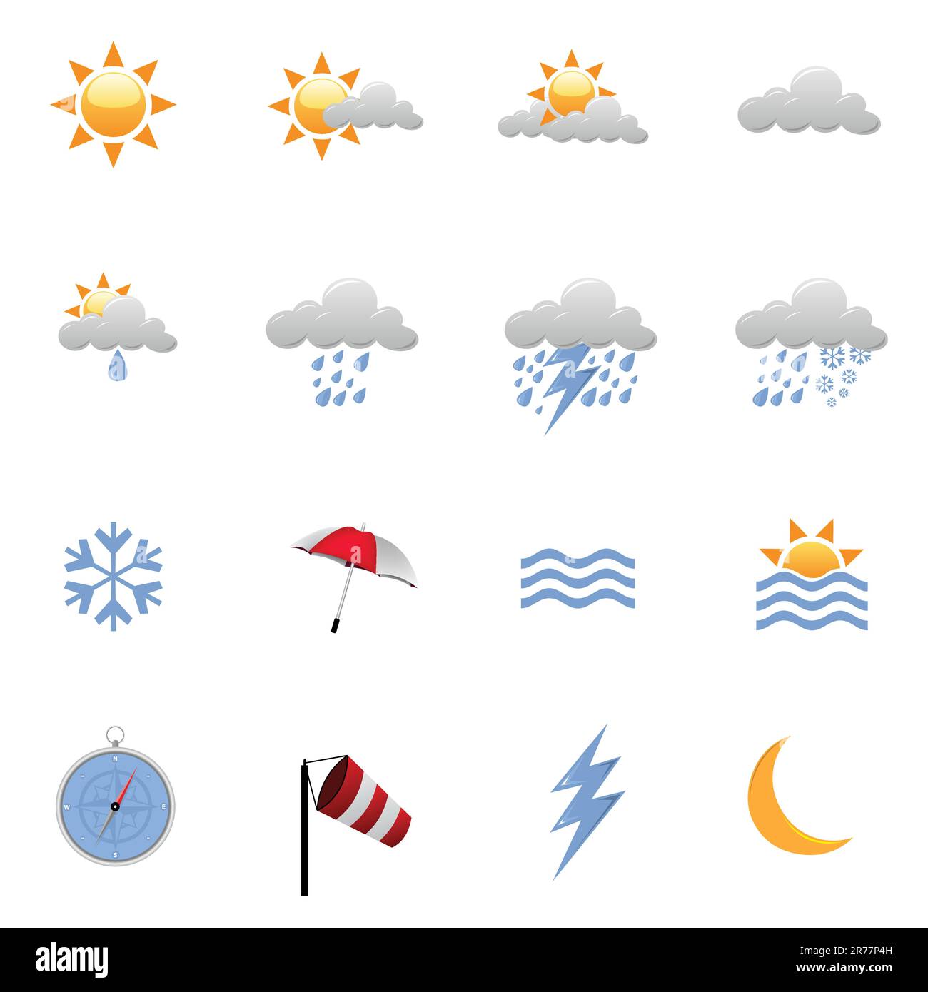 Various lightning Stock Vector Images - Alamy