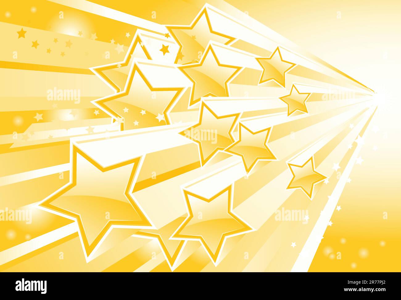 Gold shining star flash Stock Vector Images - Alamy
