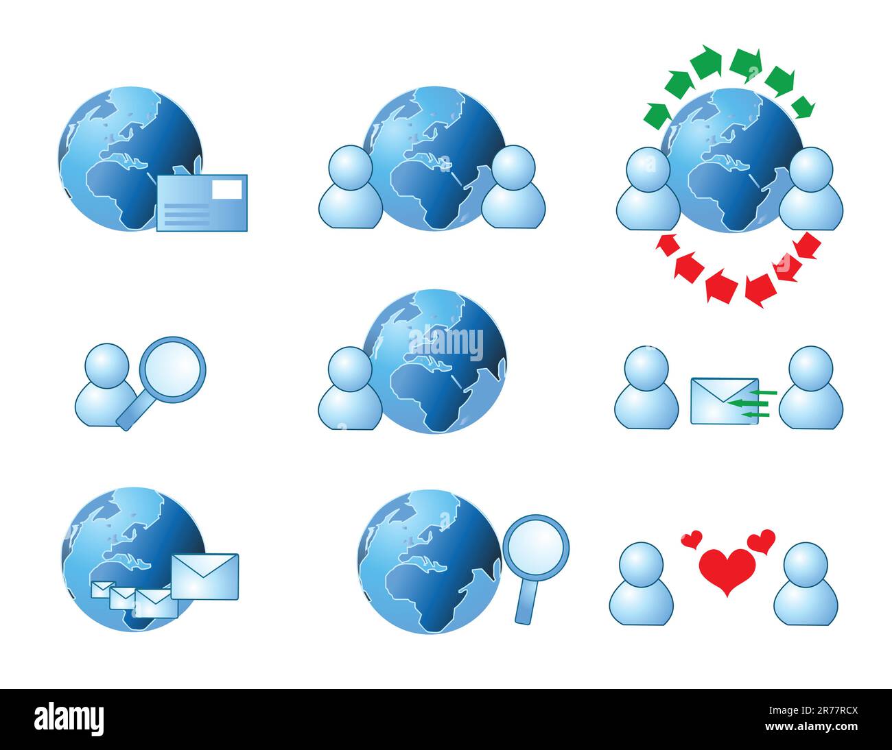 Global internet Cut Out Stock Images & Pictures - Alamy