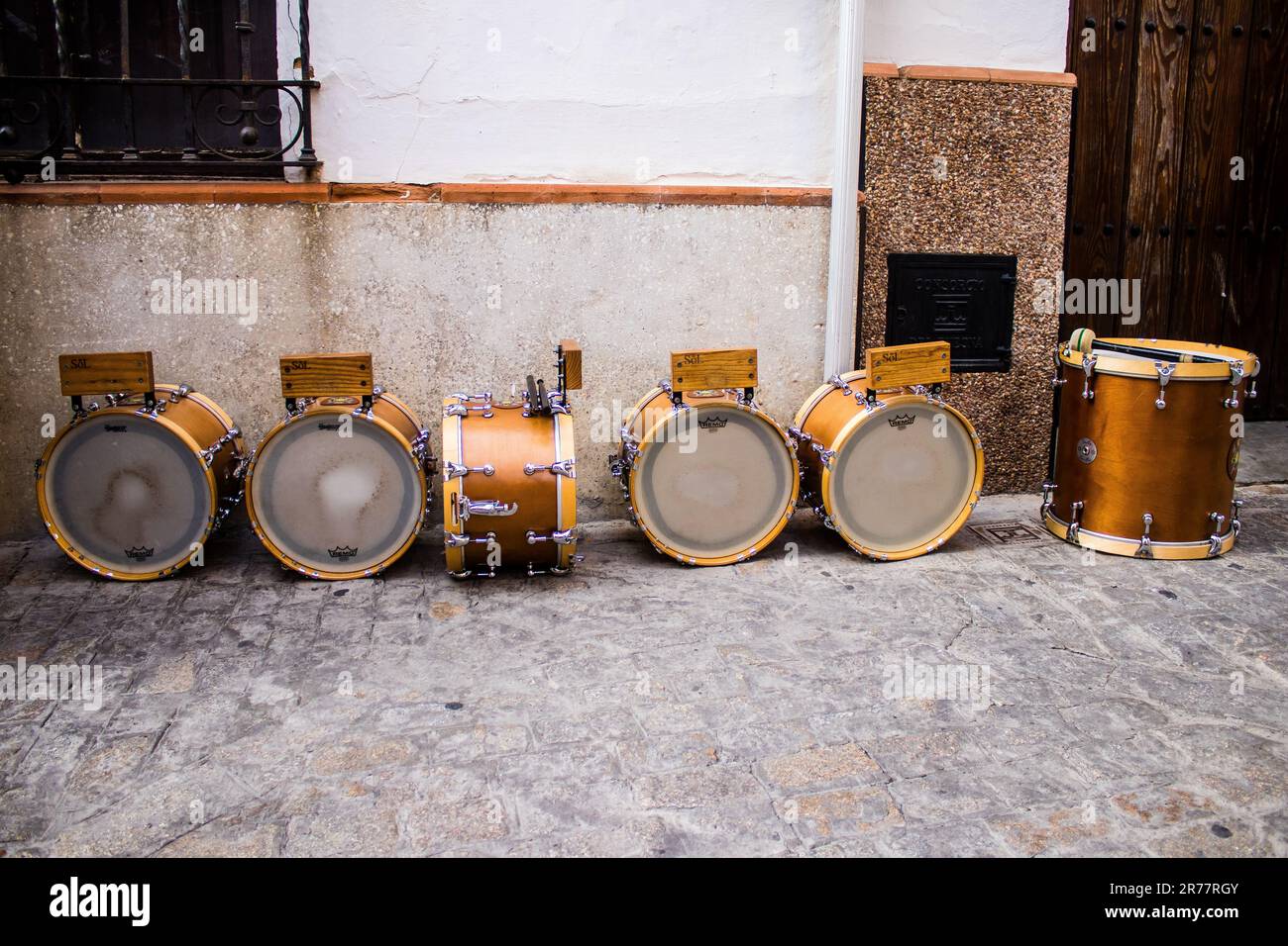 Music band participating at the Corpus Christi procession, an age-old ...
