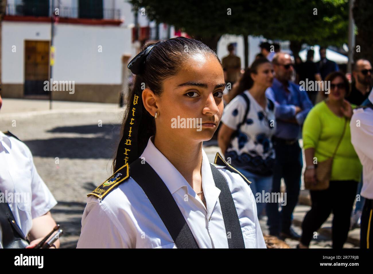Music band participating at the Corpus Christi procession, an age-old ...