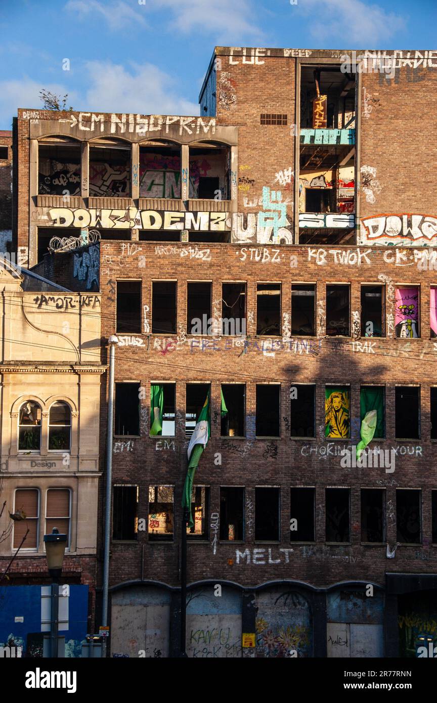 The long derelict and graffiti-covered Westmorland House office ...