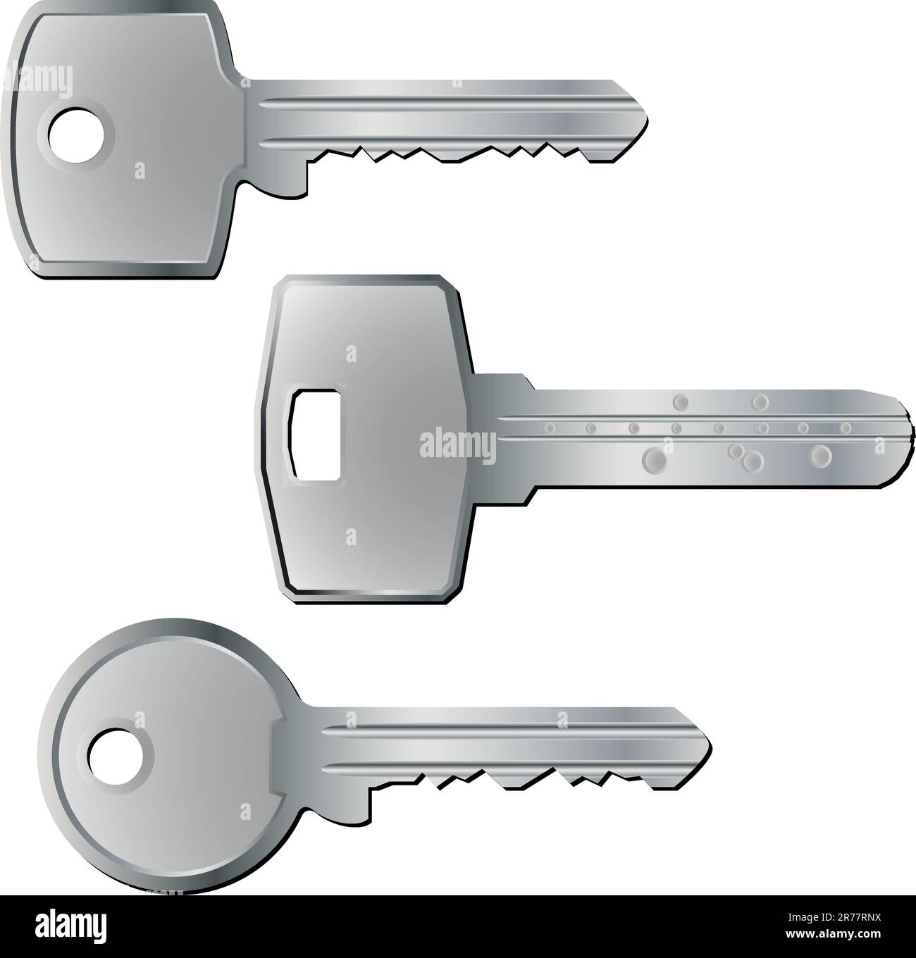 illustration of different kind of keys Stock Vector Image & Art - Alamy