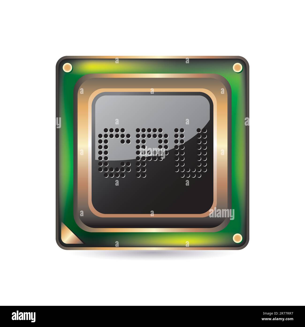 Chip icon Stock Vector Images - Alamy