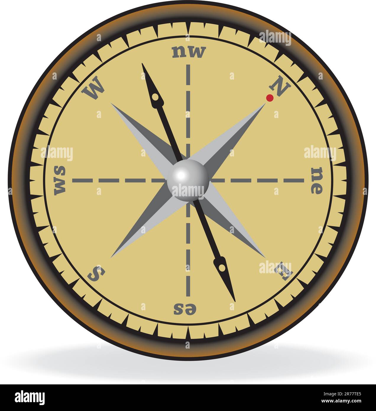 Compass. Vector illustration for you design Stock Vector Image & Art ...
