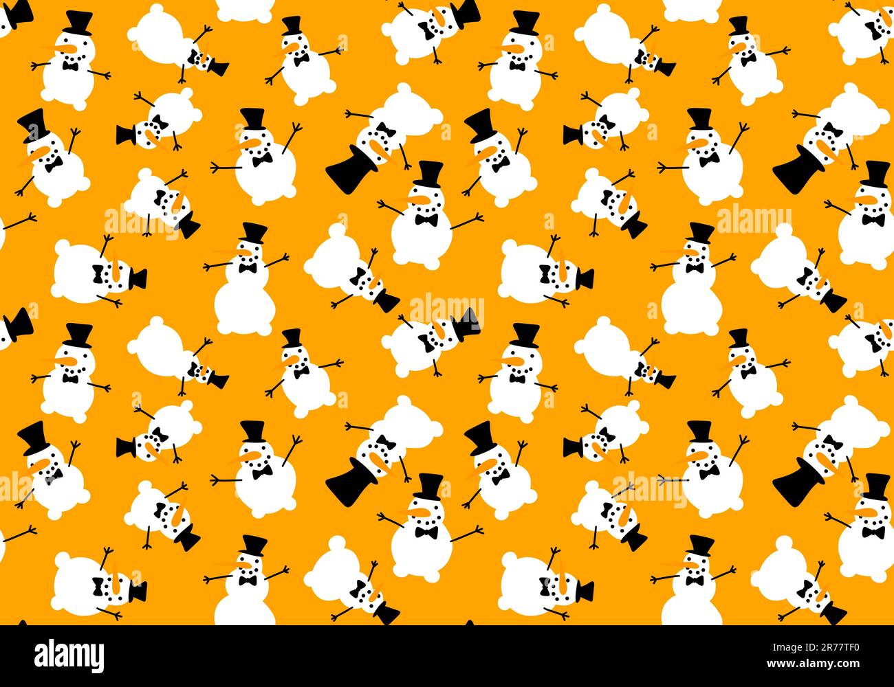 Christmas ice cartoon seamless snowman pattern for new year wrapping ...