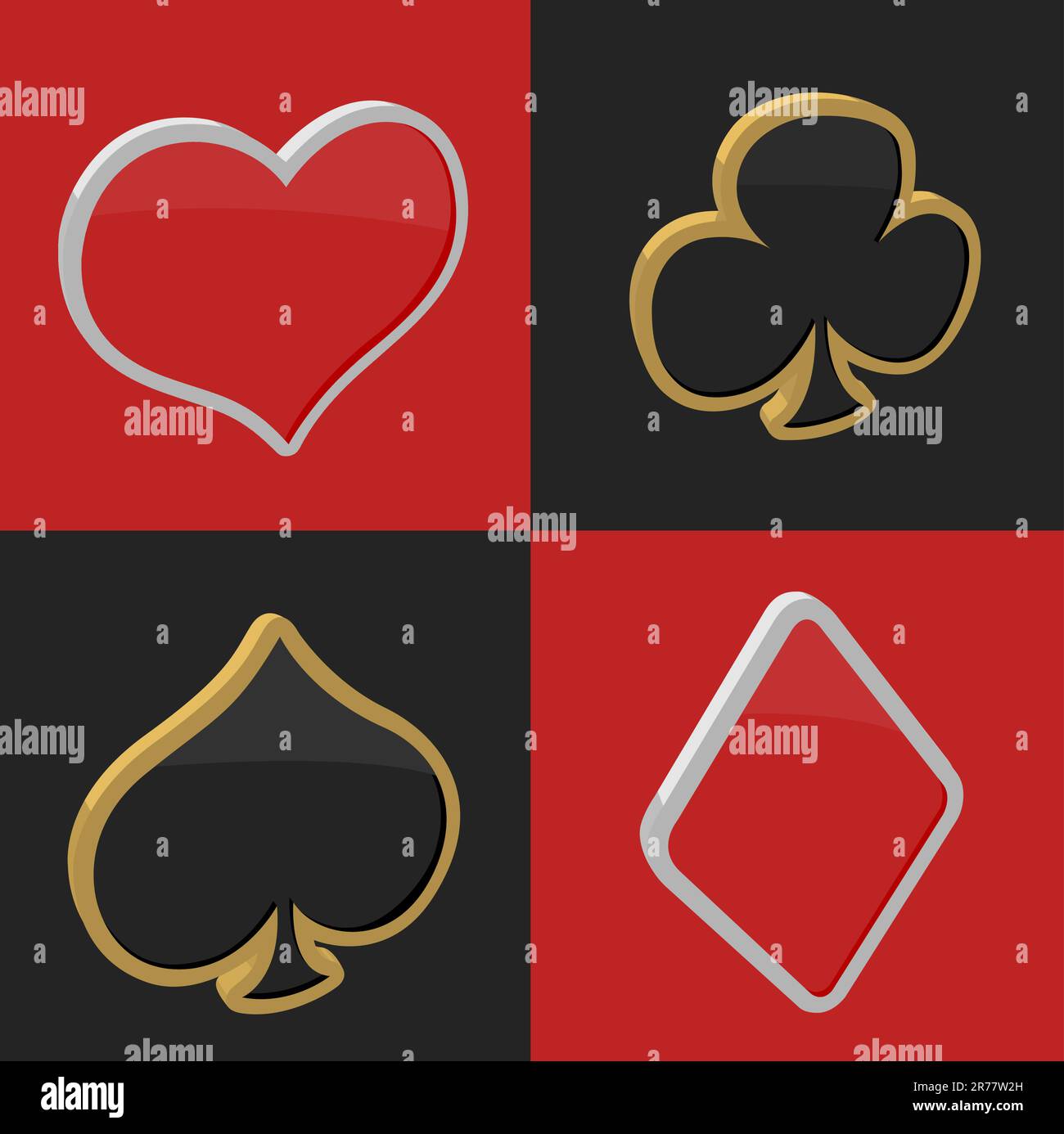 Solitaire sign Stock Vector Images - Alamy