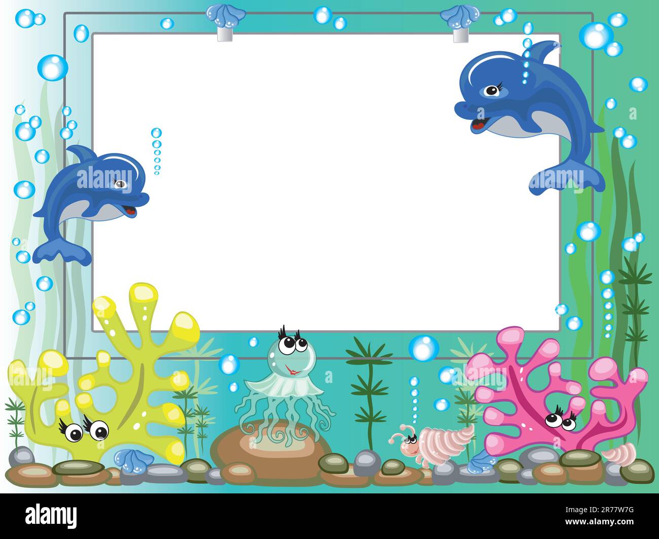 Yellow algae Stock Vector Images - Alamy