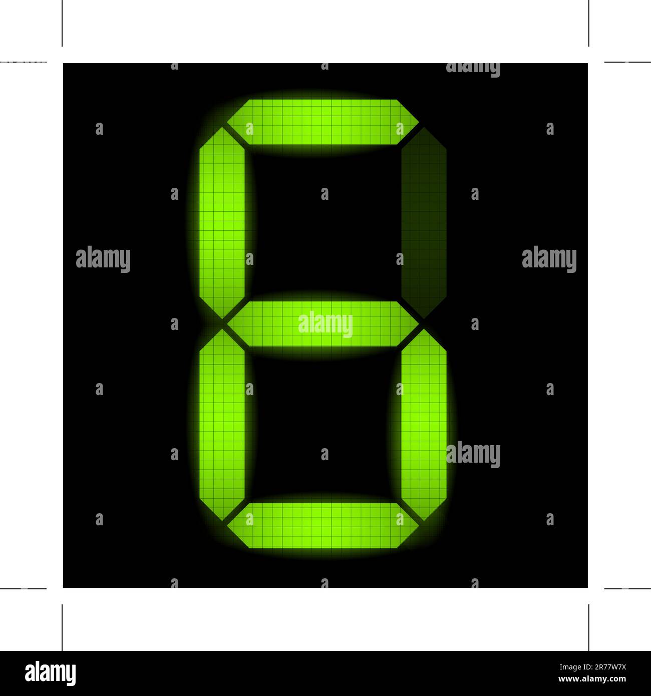 Neon clock dial Cut Out Stock Images & Pictures - Alamy