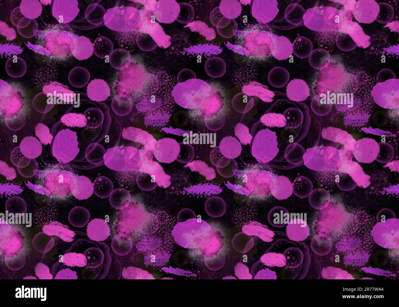 Abstract watercolor seamless paint spots pattern for wrapping paper and ...