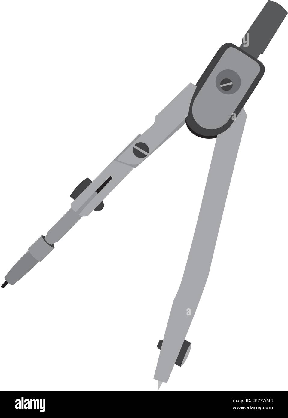 Small compasses. The exact science. The measuring device Stock Vector ...