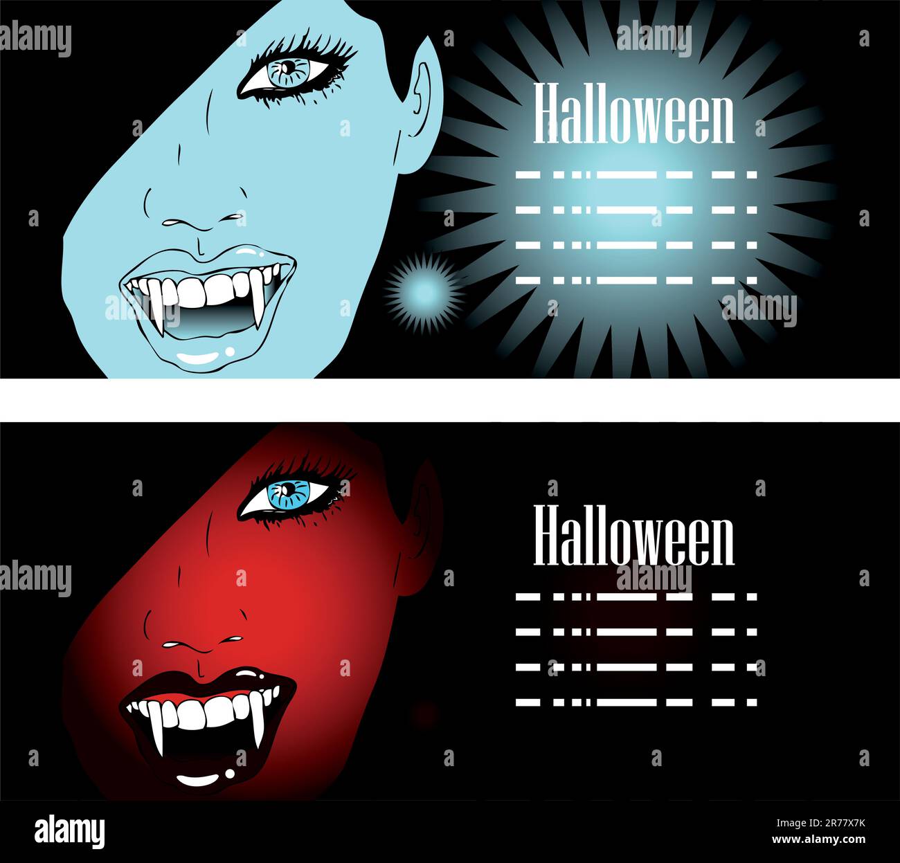 Portrait of a female vampire Stock Vector Image & Art - Alamy