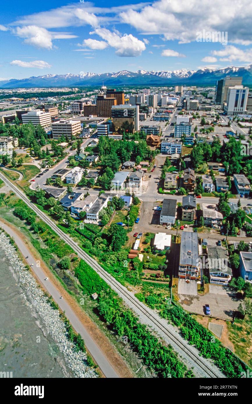 Aerial photos, aerial images of Alaska Stock Photo - Alamy