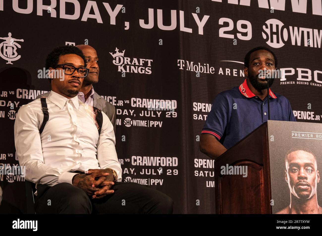 Los Angeles, California, USA. 13th June, 2023. WBO welterweight ...
