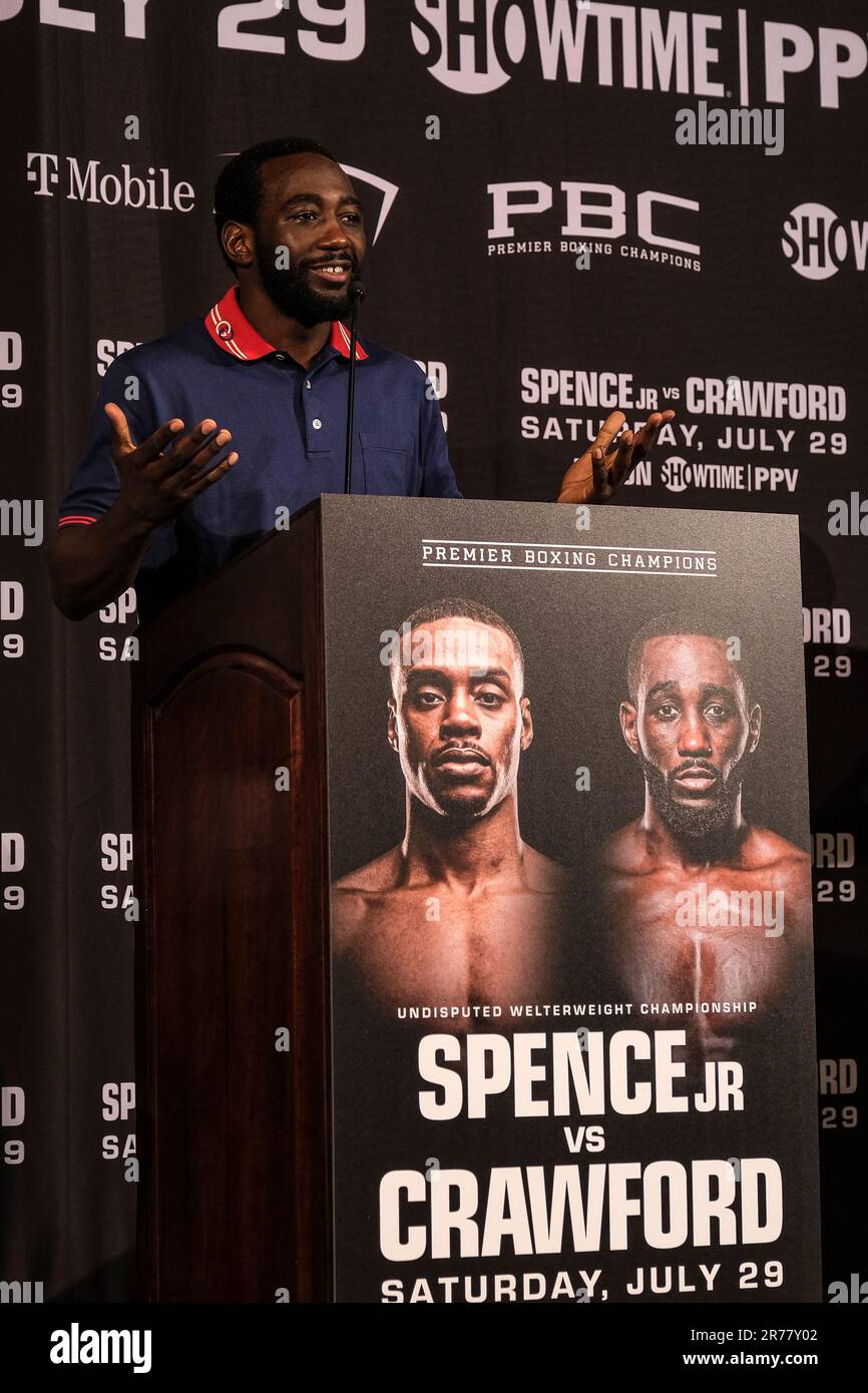 Los Angeles, California, USA. 13th June, 2023. WBO welterweight ...