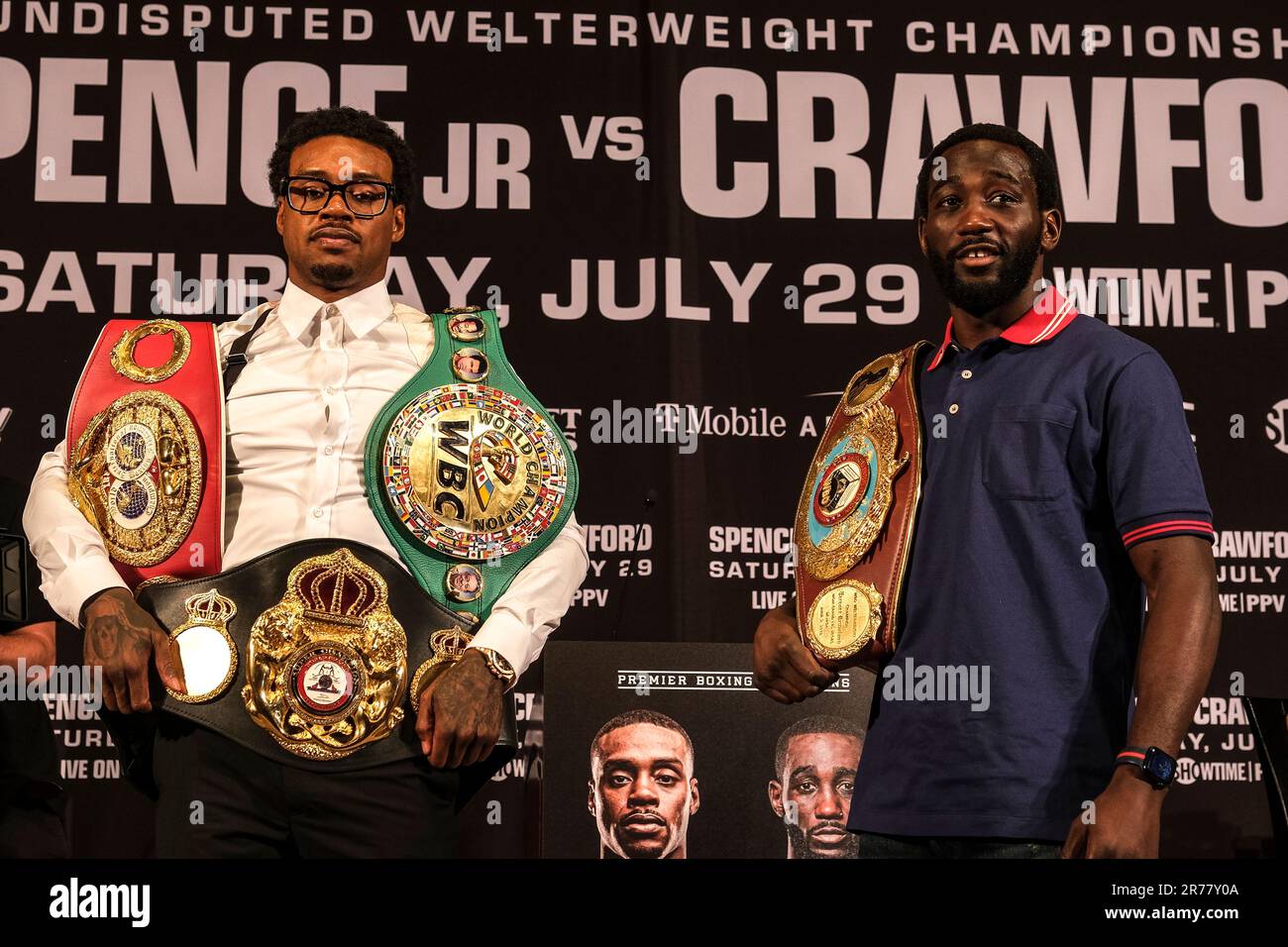 Los Angeles, California, USA. 13th June, 2023. WBC, WBA & IBF champion ...