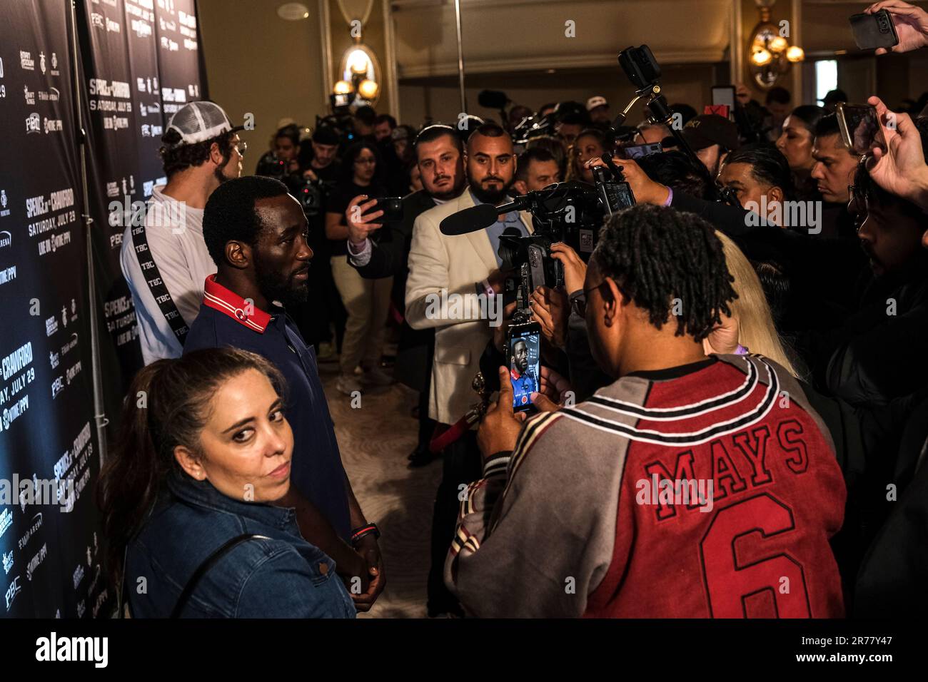 Los Angeles, California, USA. 13th June, 2023. WBO welterweight ...