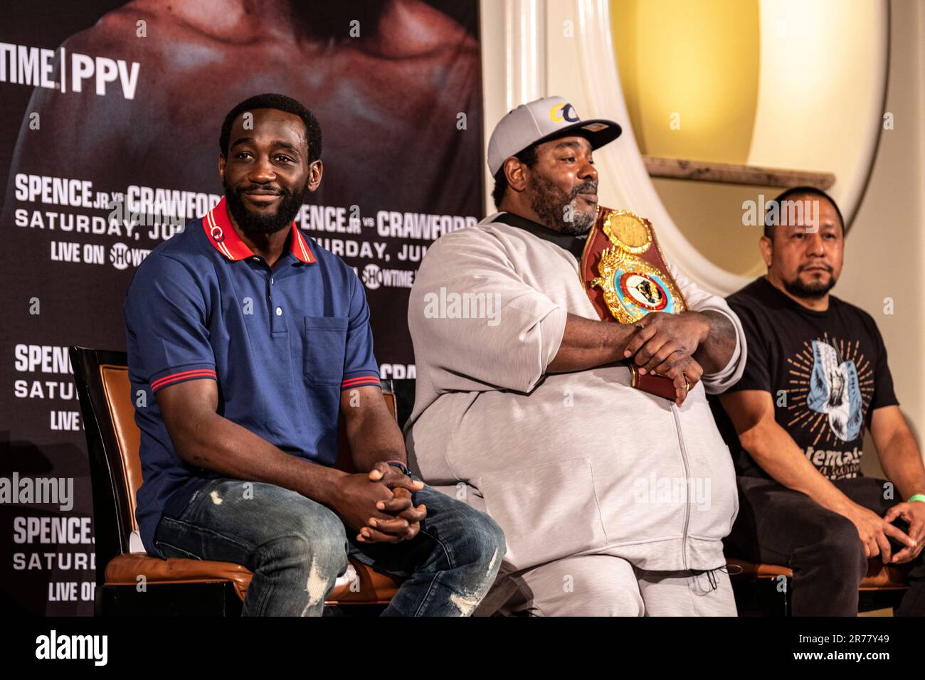 Los Angeles, California, USA. 13th June, 2023. WBO welterweight champion Terence ""˜Bud ...