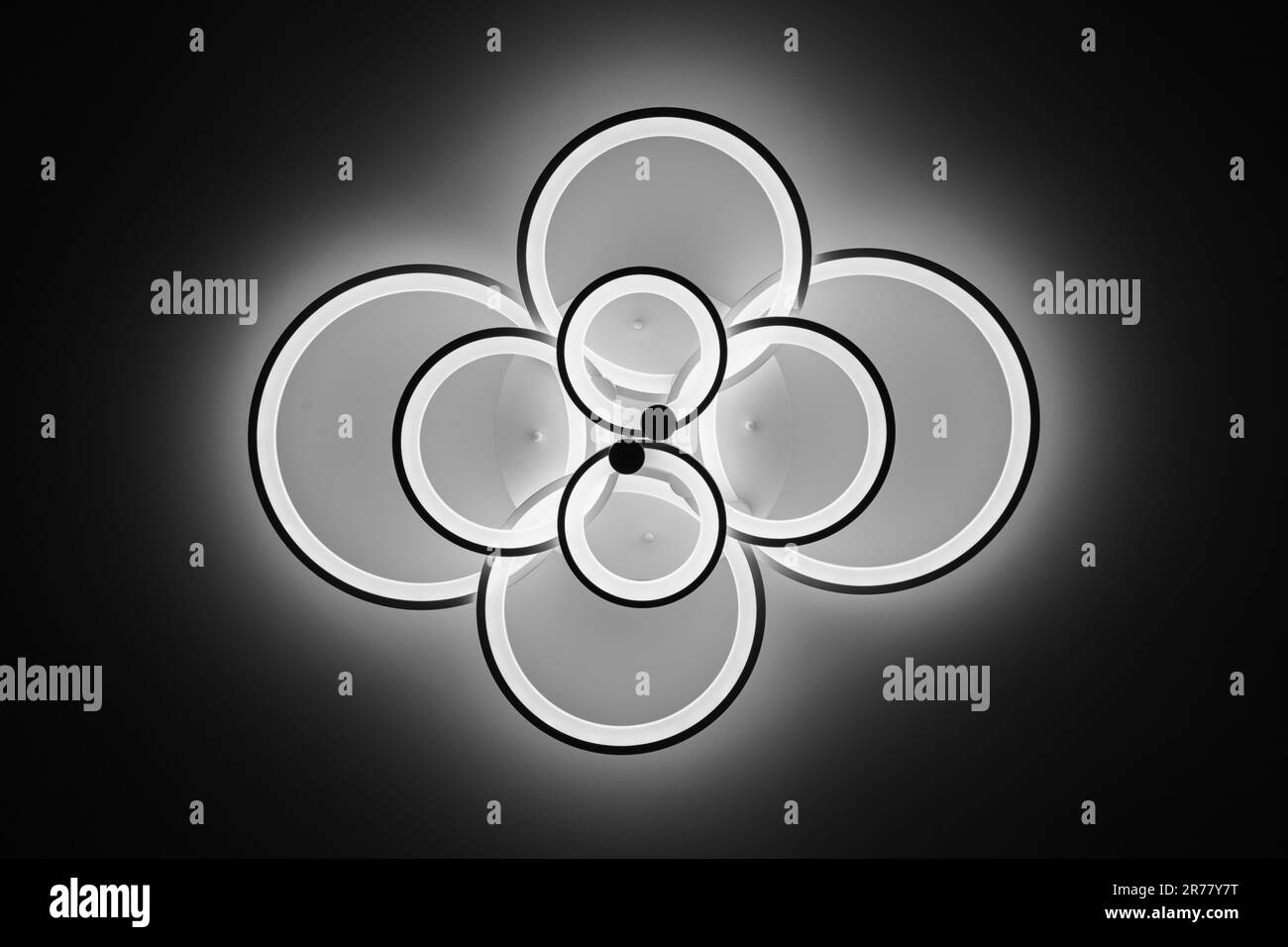 Modern ring chandelier hi-res stock photography and images - Alamy