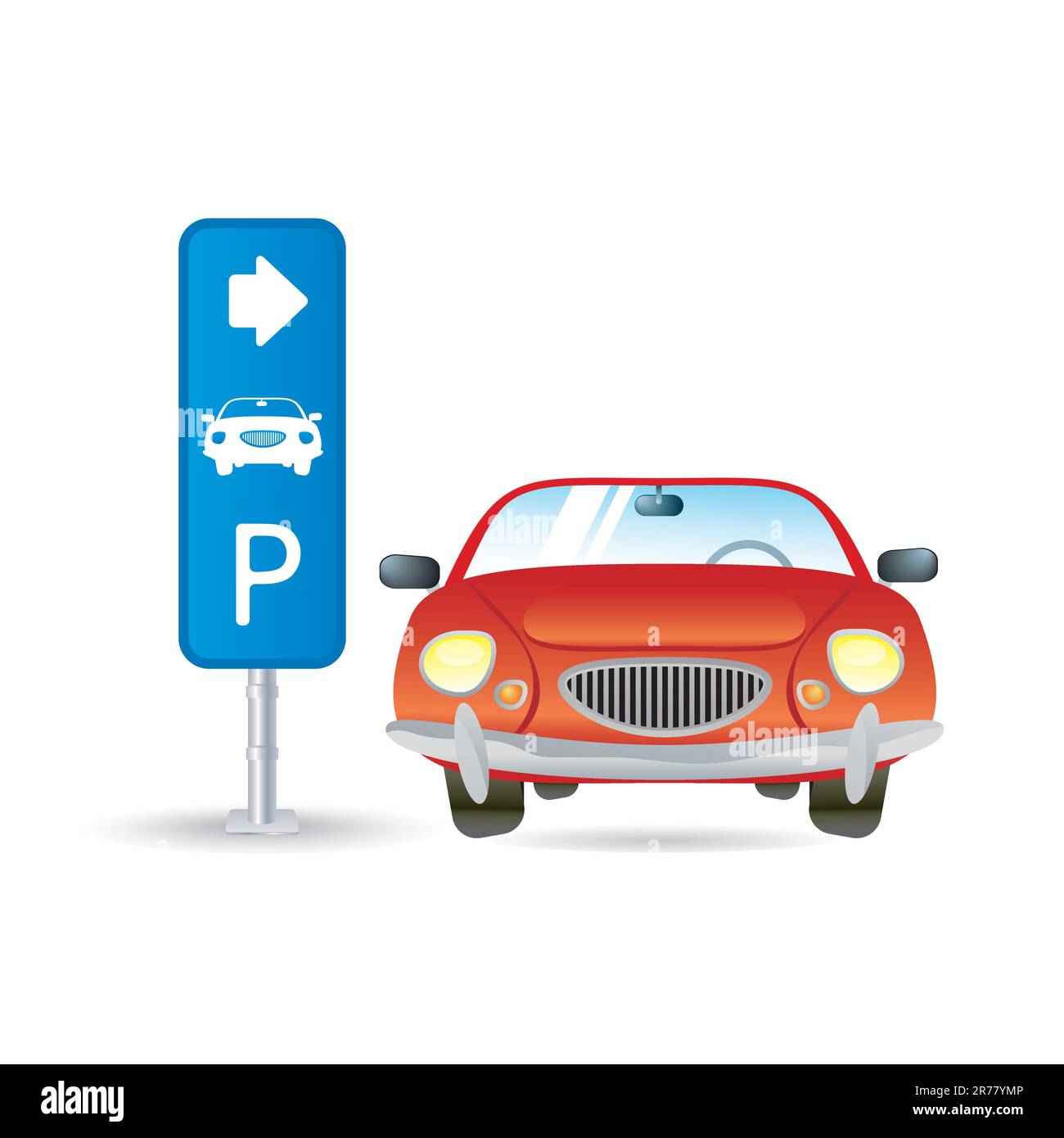 Parking notice Stock Vector Images - Alamy