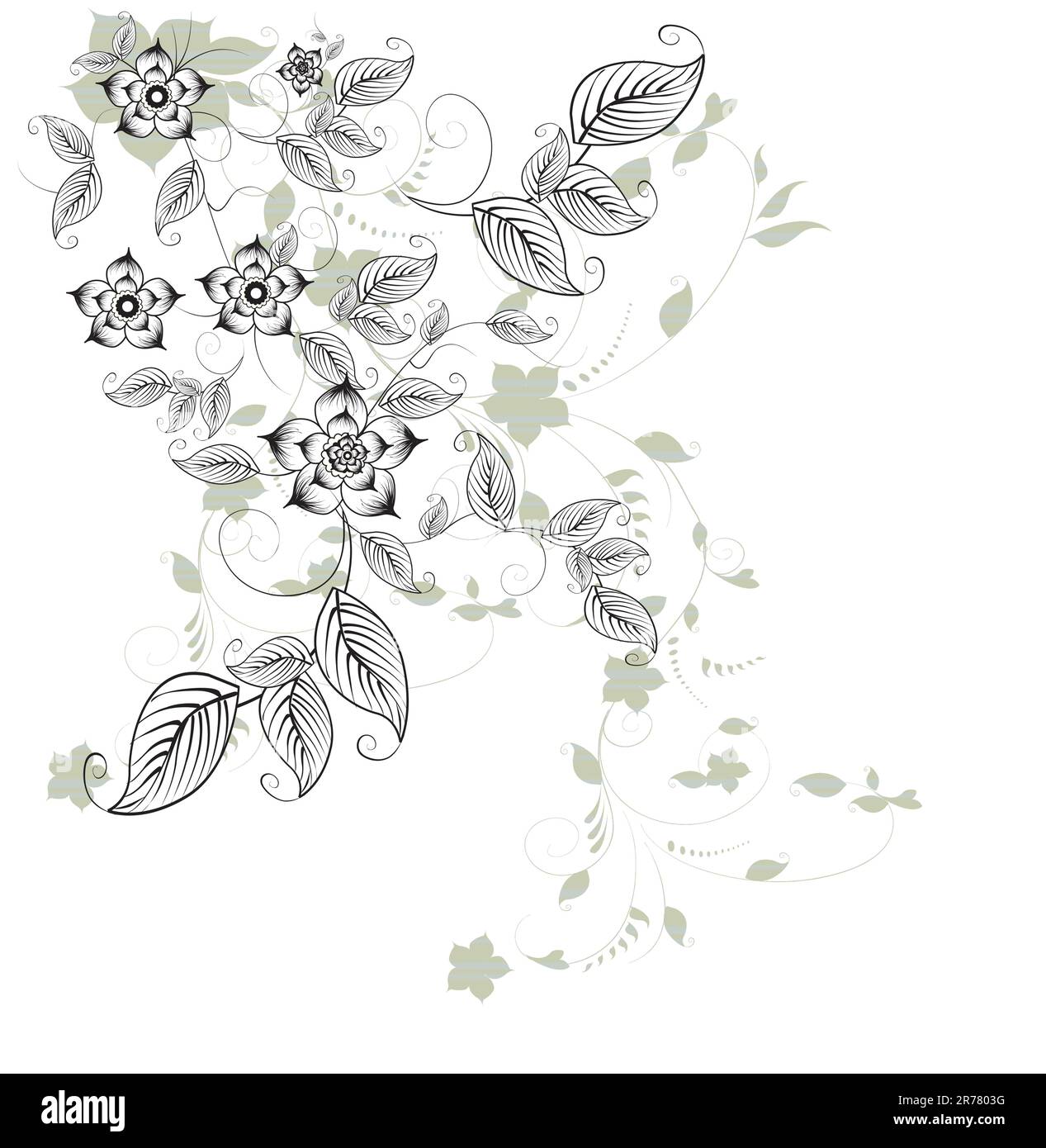 floral design element Stock Vector Image & Art - Alamy