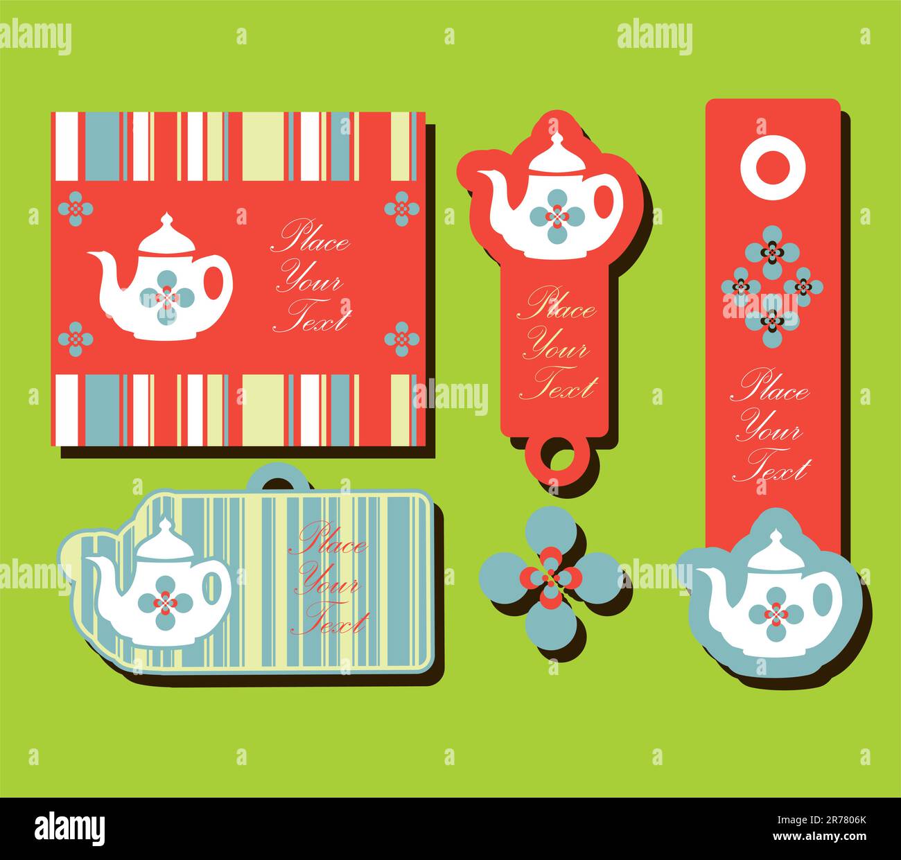 teapot tags emblems cards Stock Vector Image & Art - Alamy