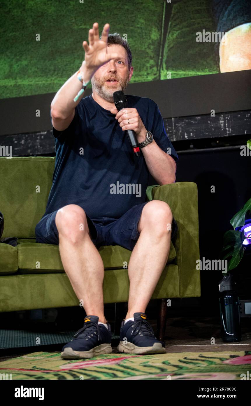 Dave Gorman at the Kite Festival 2023 , Kirlington Park oxfordshire photo by Brian Jordan Stock ...
