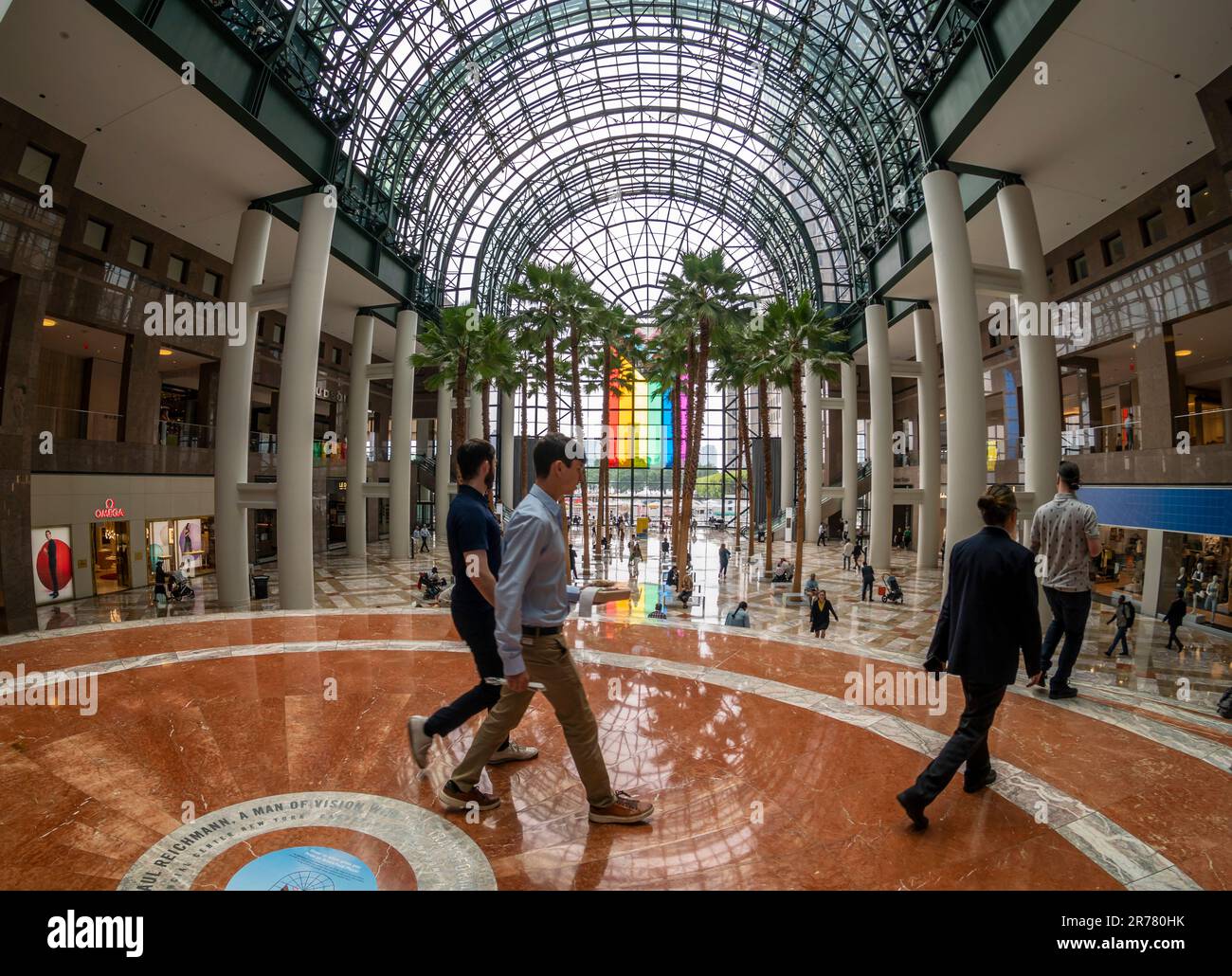 In celebration of Gay Pride colored panels over the window in the ...