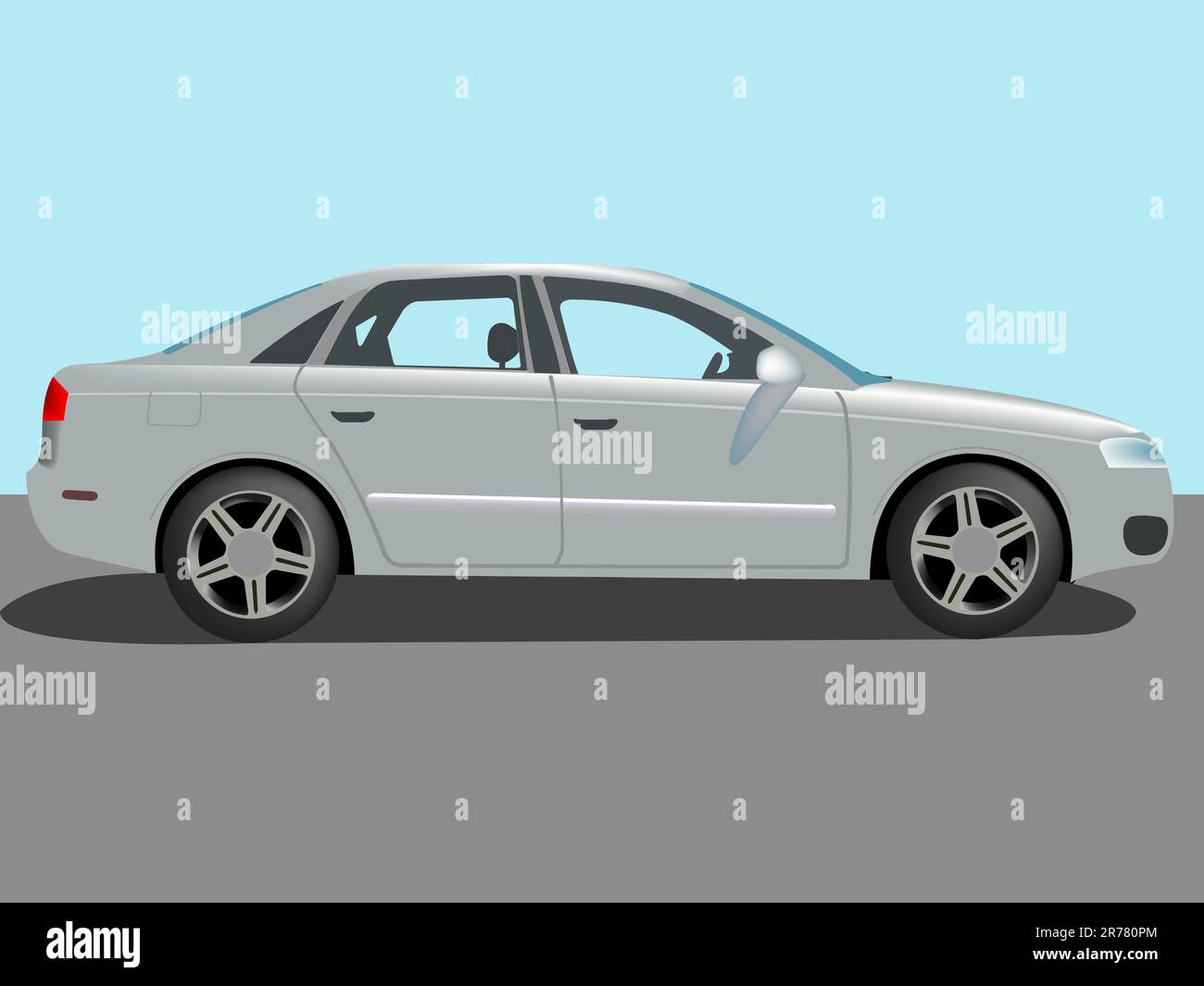automobile cartoon, abstract vector art illustration Stock Vector Image ...