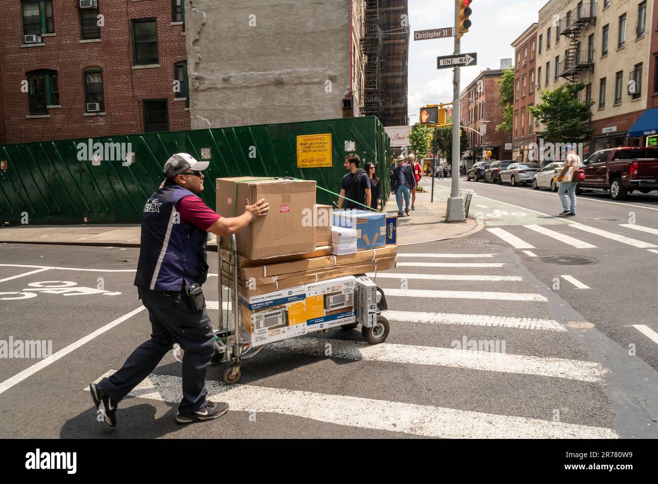 FedEx delivery in Greenwich Village in New York on Friday, June 9, 2023 ...