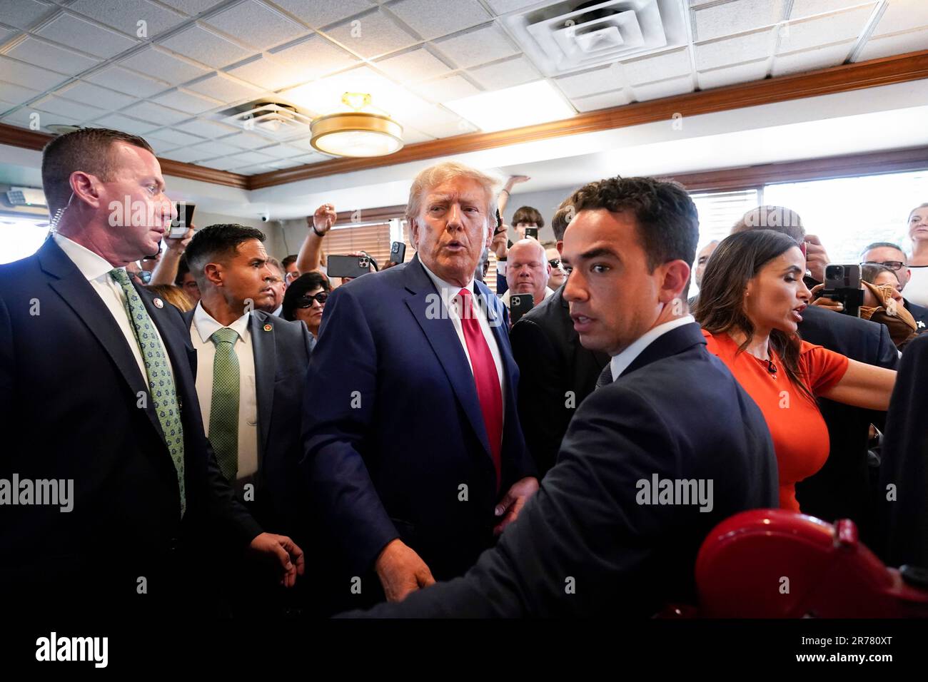 Former President Donald Trump visits Versailles restaurant on Tuesday ...