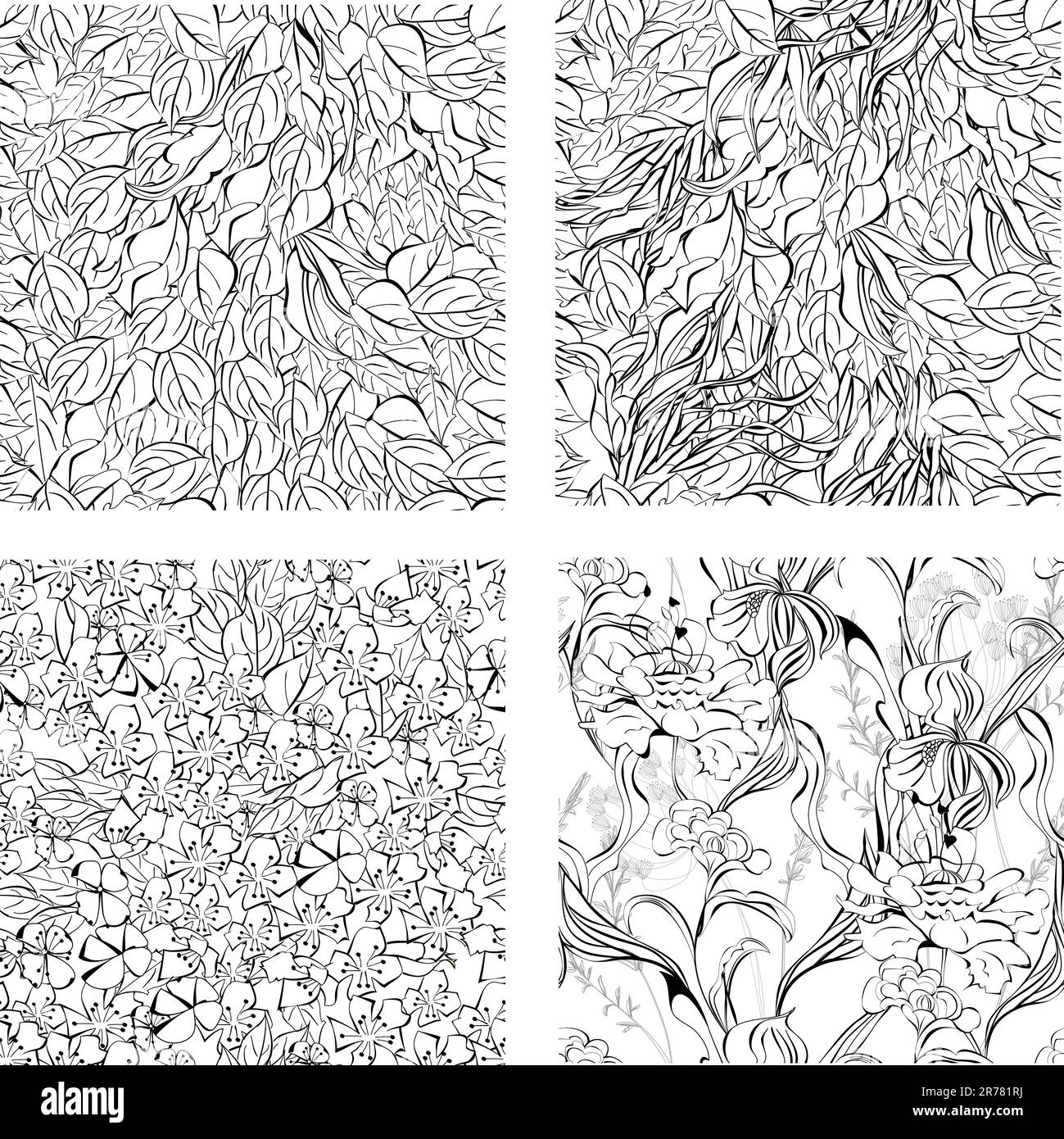 Vintage Monochrome Style Stock Vector Images Alamy