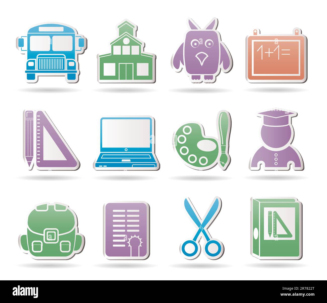 Education objects hi-res stock photography and images - Alamy