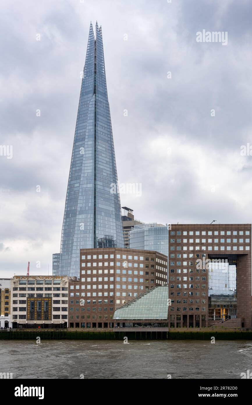 LONDON, ENGLAND - APRIL 18th, 2023 View of The Shard and number 1 ...
